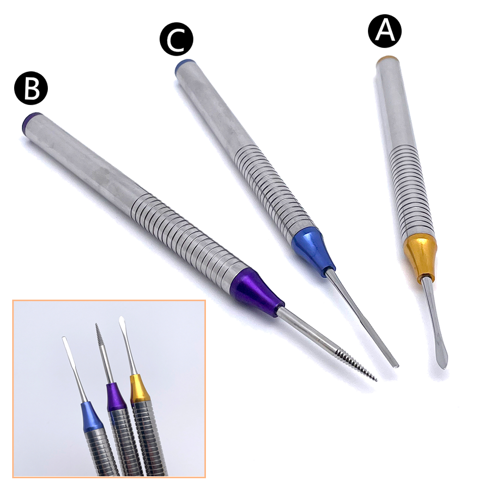 Jual 1pc Dental Flex Periotome Power Tooth Extractor Titanium Tip ...