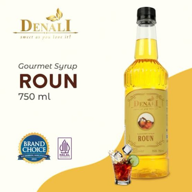 Jual Denali Gourmet syrup Roun Halal untuk Kopi susu Rum Non Alkohol ...