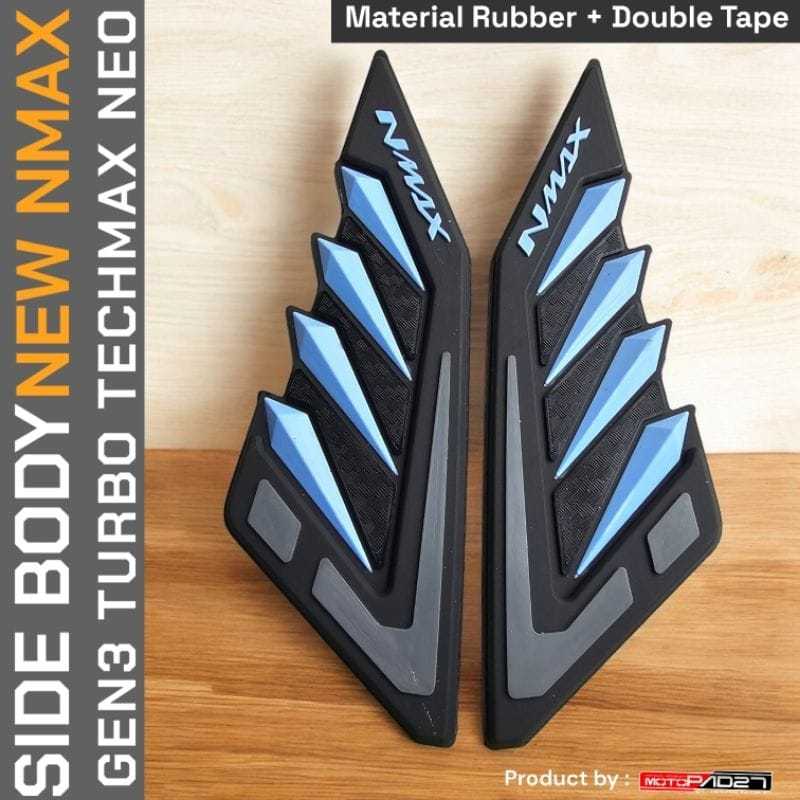 Jual side body nmax turbo - techmax - neo - neo s bahan karet premium ...