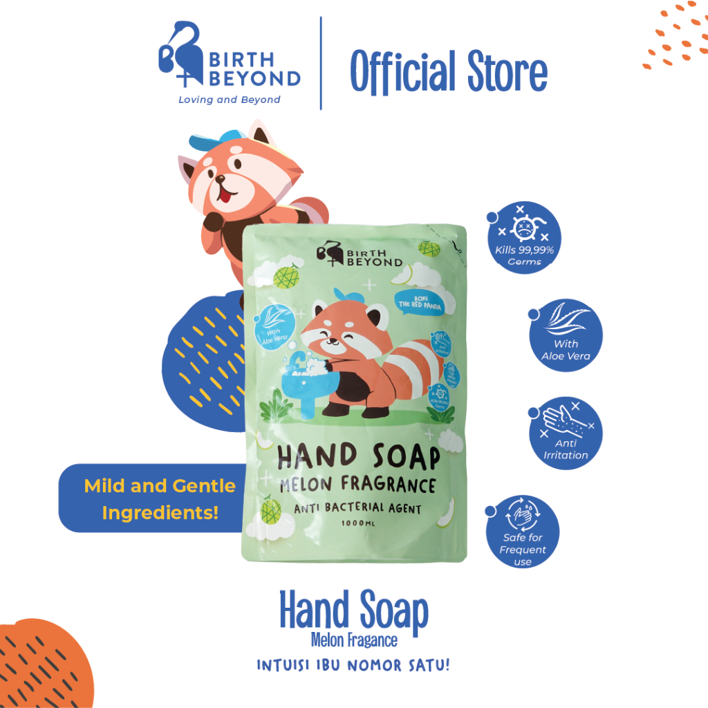 Jual Birth Beyond Hand Soap with Aloe Vera Melon 1000ml - Sabun Cuci ...