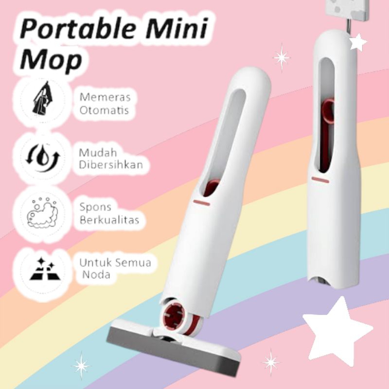 Jual Alat pel mini mop portabel serbaguna mudah di bersihkan dan di ...