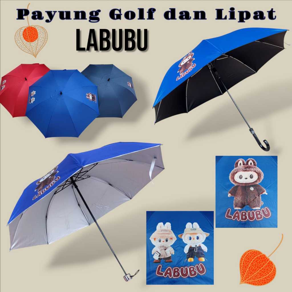 Jual Labubu payung labubu payung golf labubu payung lipat labubu ...