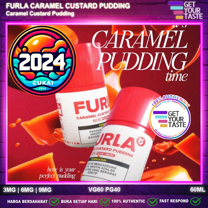 Jual Liquid Furla Caramel Custard Pudding 60ML Freebase by DJI | Shopee ...