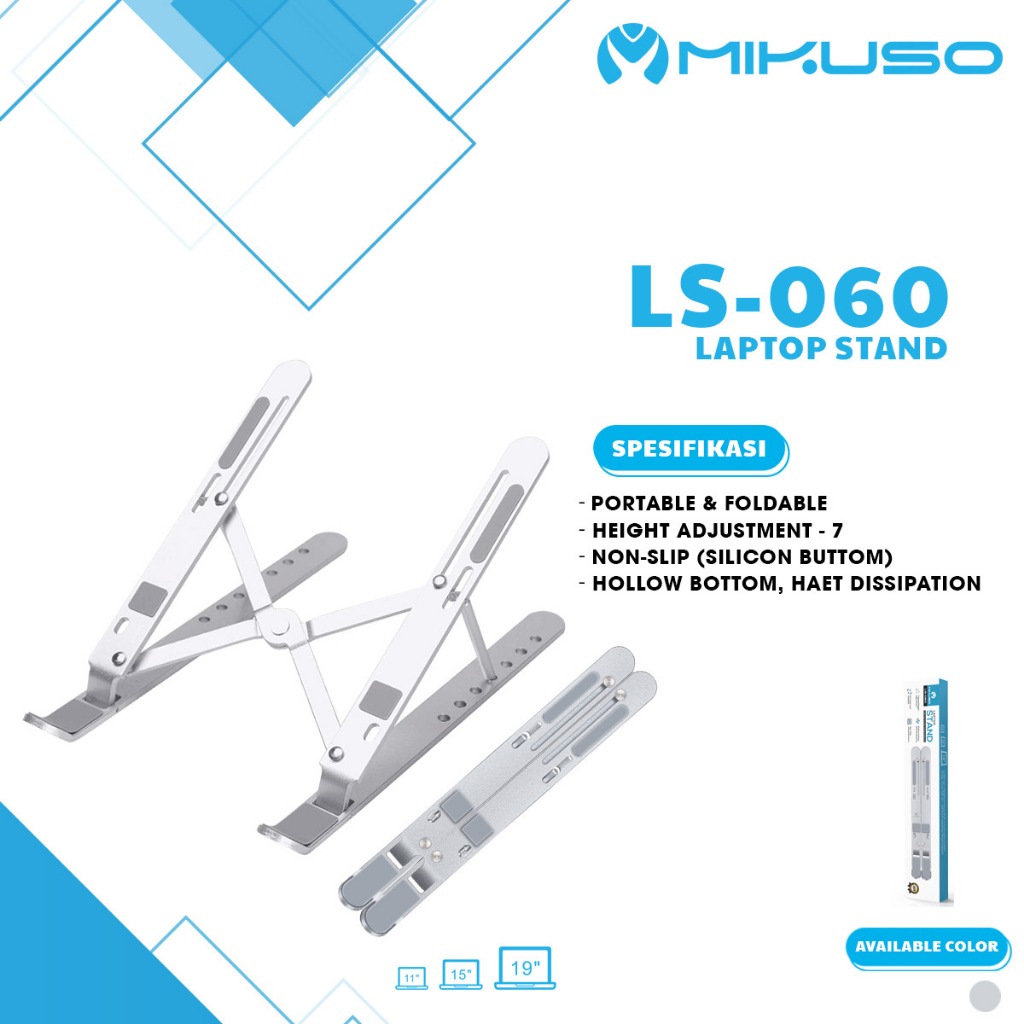 Jual MIKUSO LS-060 LAPTOP STAND | Shopee Indonesia