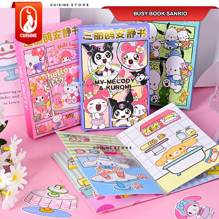 Jual Buku Busy Book Mainan Tempel Sticker Quiet book paper doll Murah ...