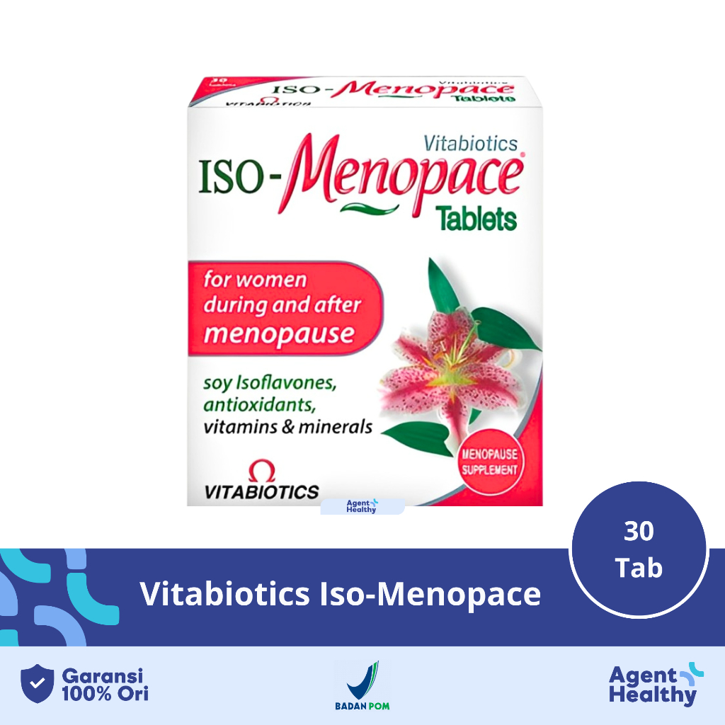 Jual Vitabiotics Iso-Menopace isi 30 Tablet - Suplemen Menopause ...