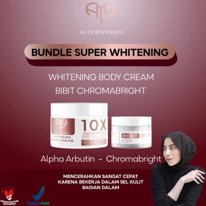 Jual AFTERMYSKIN ( AFTERSKIN )10x ALPHA ARBUTIN EXTRA CHROMABRIGHT BODY ...