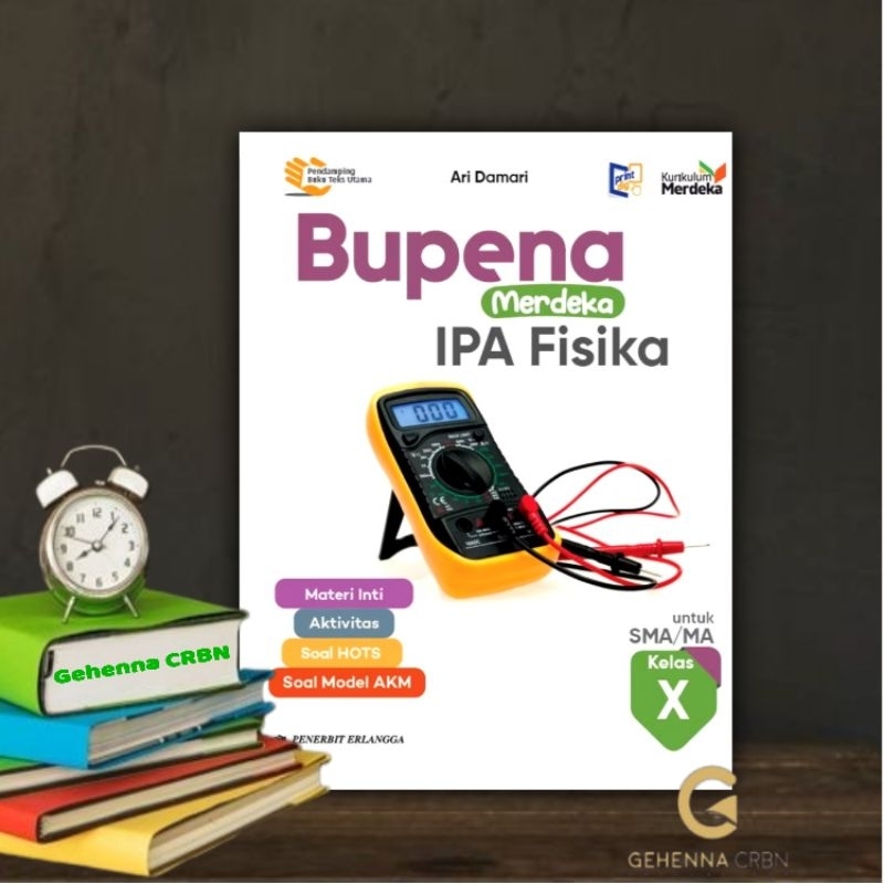 Jual Buku Bupena IPA Fisika Untuk SMA/MA Kelas 10 Kurikulum Merdeka By Ari Damari Erlangga ...
