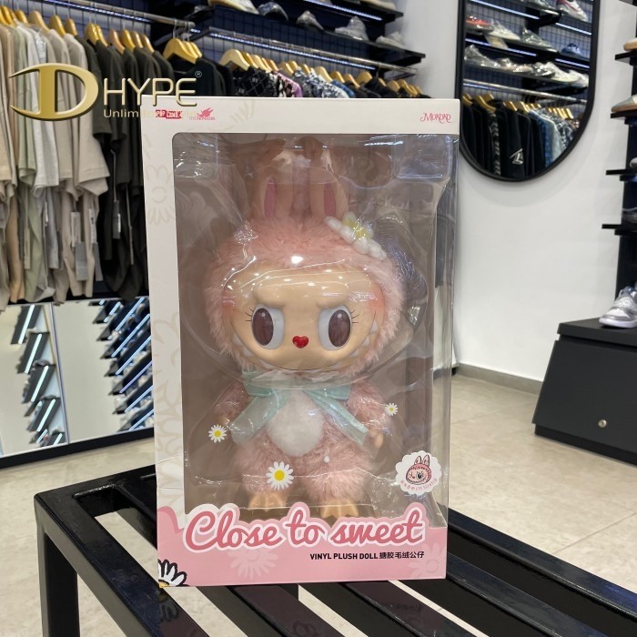 Jual LABUBU POP MART CLOSE TO SWEET MOKOKO VINYL DOLL 40CM 100% ...
