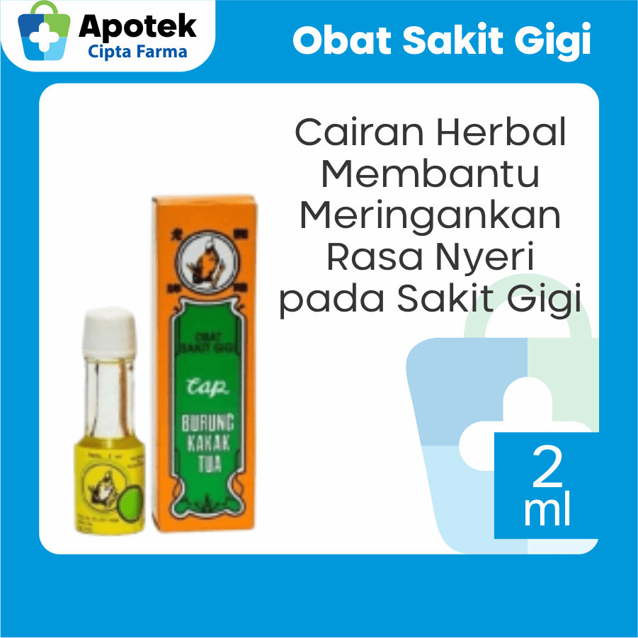Jual Minyak Kakak Tua Sakit Gigi Glycerin Ethanol Obat Sakit Gigi Gusi ...