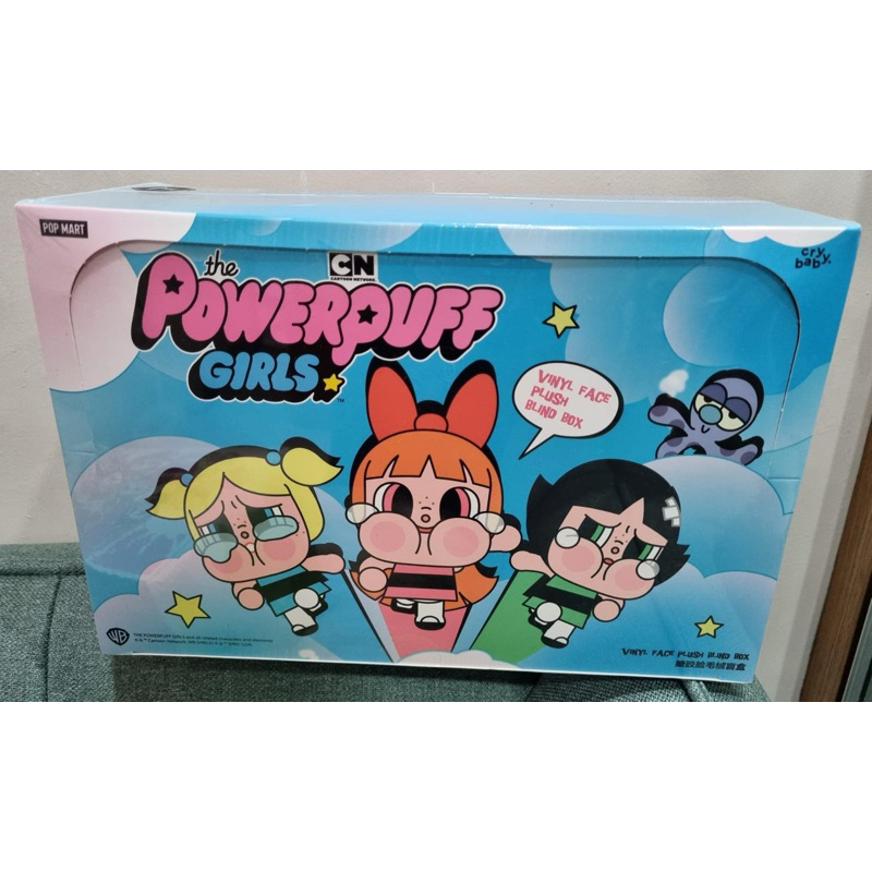 Jual [READY STOCK] Pop Mart Cry Baby x Powerpuff girls Vinyl face plush ...