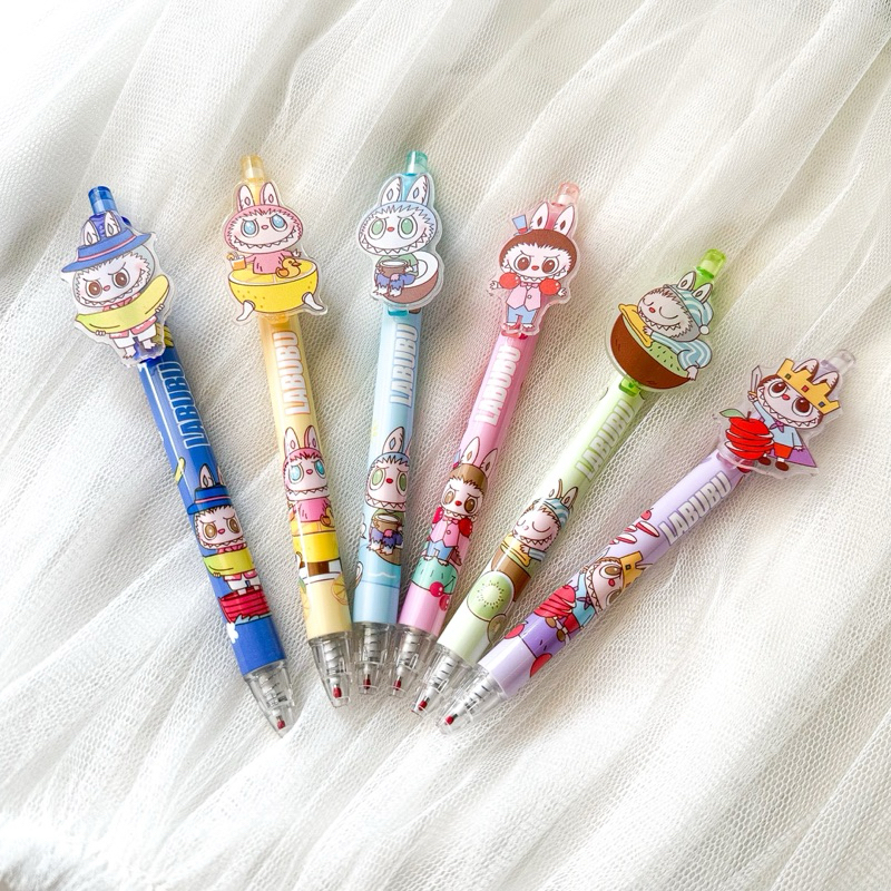 Jual LABUBU PEN tinta hitam cetek (6pcs) | Shopee Indonesia