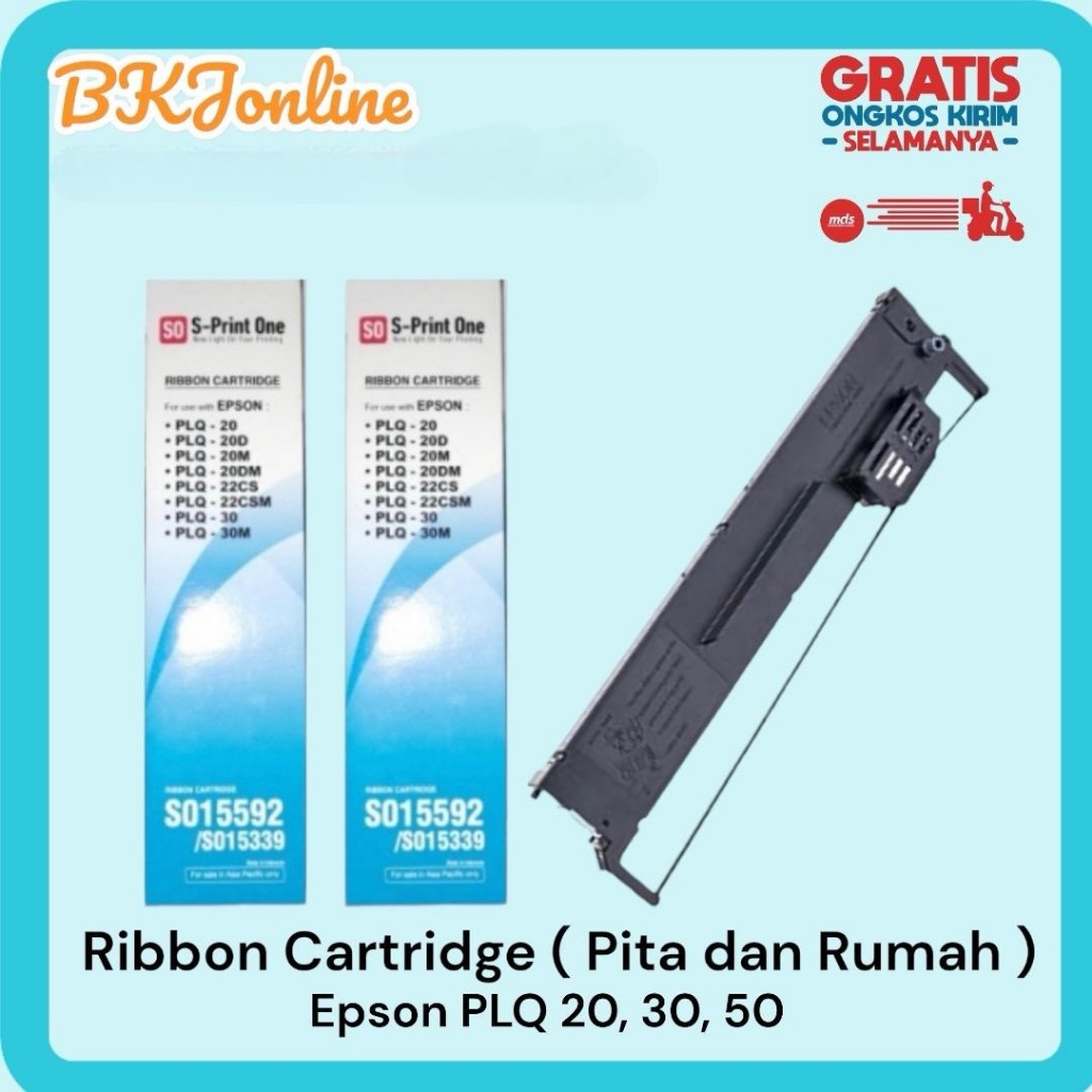 Jual Ribbon Cartridge Pita Epson PLQ20 PLQ 20 PLQ-20 S-Print One ...
