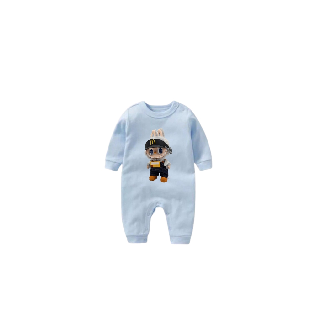 Jual BabyDo Romper Bayi Motif LABUBU MCD/Sleepsuit Bayi Laki Laki ...