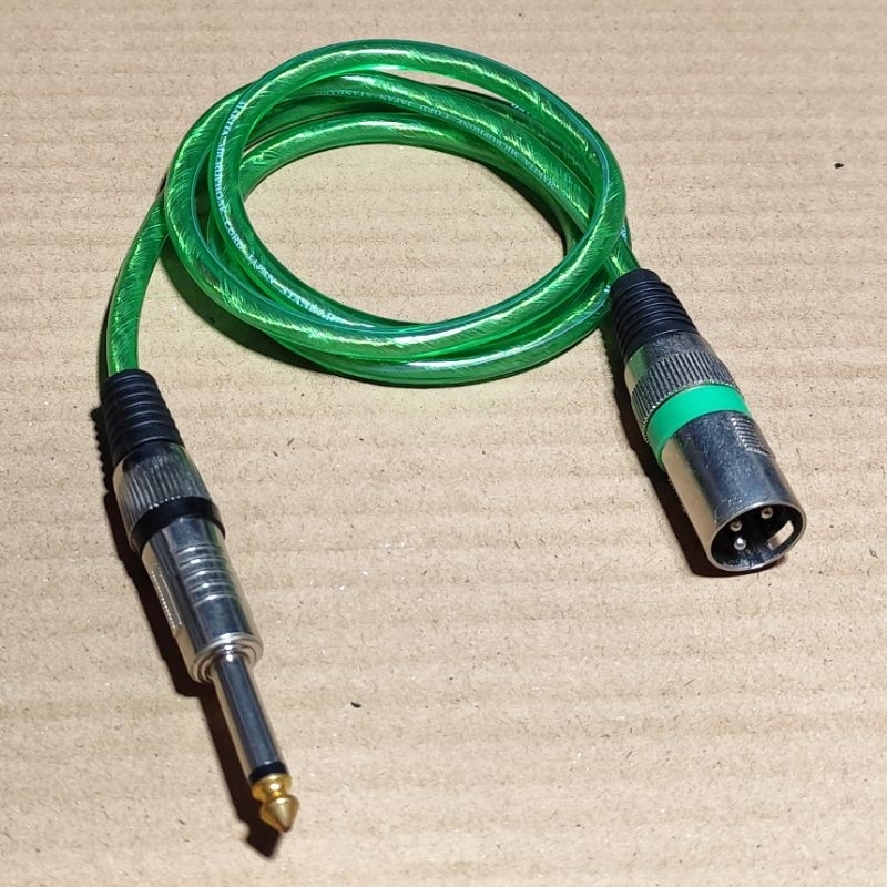 Jual Kabel Mic Jek Akai Toa Mono 6,5mm To Jek XLR Canon Male Panjang 1 ...