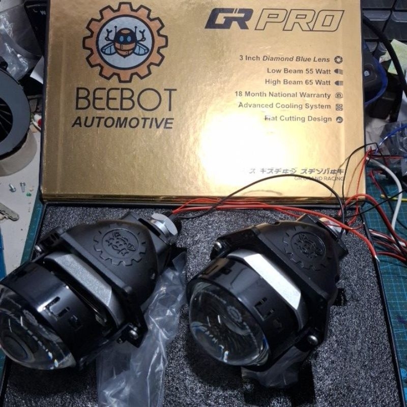 Jual Biled Projector Headlamp PNP 3inch Beebot GR PRO | Shopee Indonesia