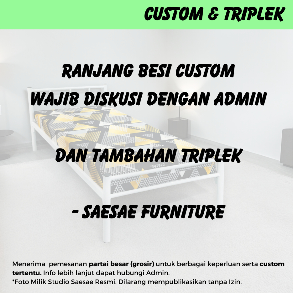 Jual Biaya Custom Ranjang Besi | Shopee Indonesia