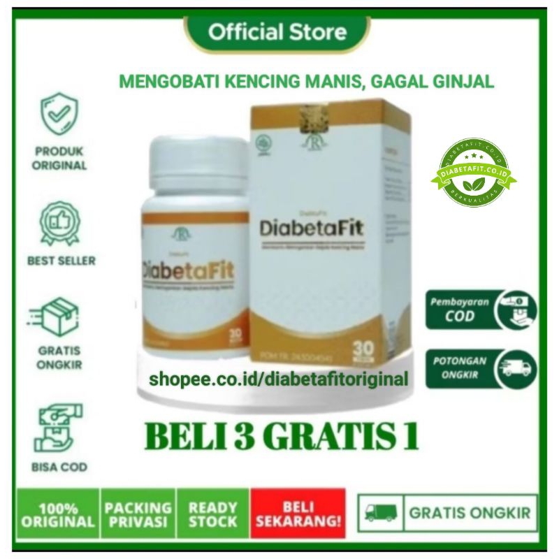 Jual DIABETAFIT OBAT DIABETES ORIGINAL AMPUH UNTUK MENGOBATI SAKIT ...