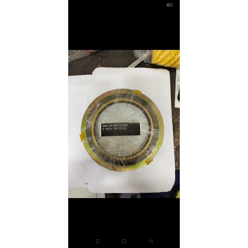 Jual SPIRAL WOUND GASKET CARBON STEEL JIS 20K SWG 14" INCH | Shopee ...