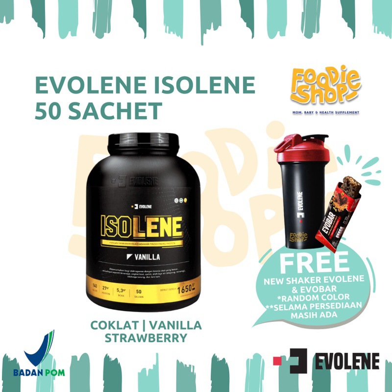 Jual Evolene Isolene Isi 50 serving | Shopee Indonesia