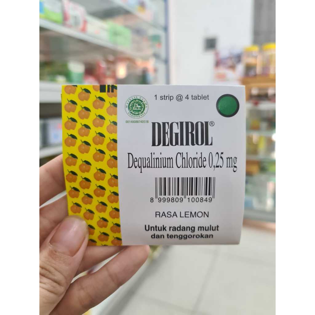 Jual DEGIROL TABLET HISAP RADANG TENGGOROKAN 1 STRIP ISI 4 TABLET ...