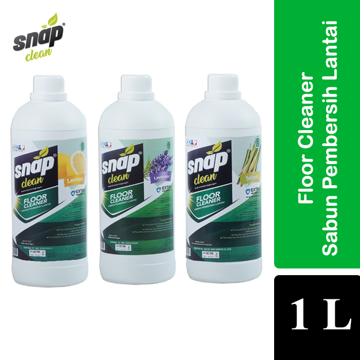 Jual Snap Clean Sabun Pembersih Lantai Floor Cleaner 1L | Shopee Indonesia