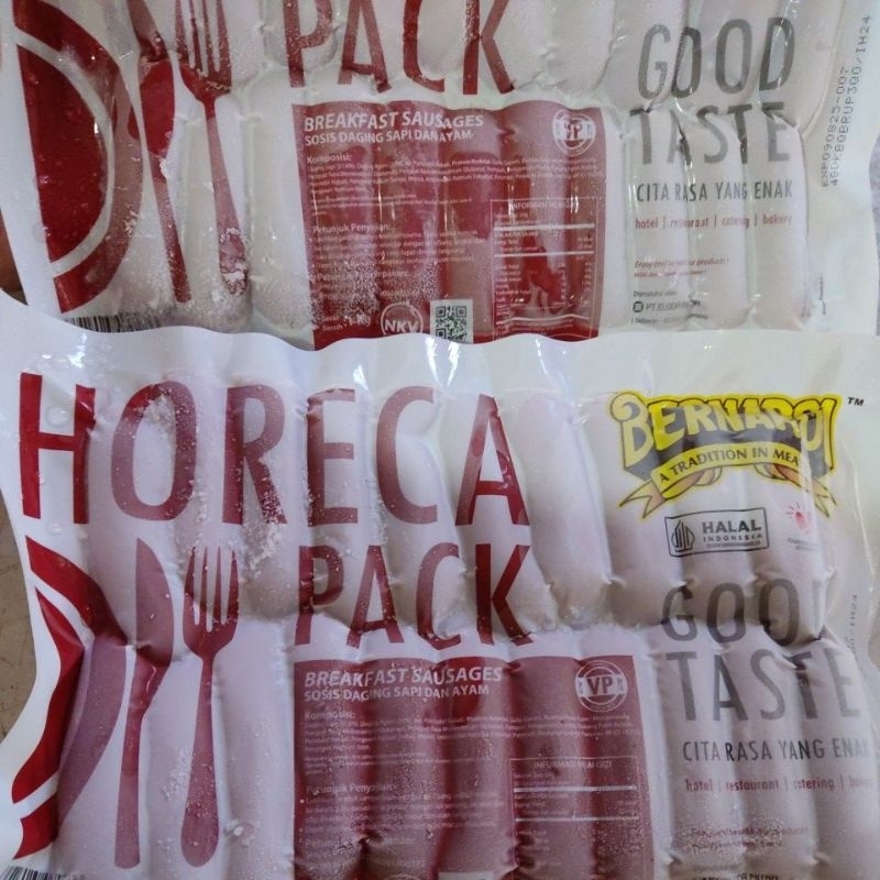 Jual SOSIS HORECA BERNARDI BREAKFAST SAUSAGE 1kg | Shopee Indonesia