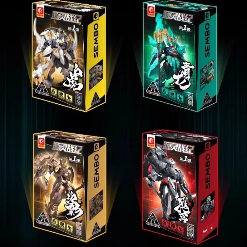 Jual Model Kit Sembo Block x Cangdao Complete Set Plamo (Isi 4pcs ...