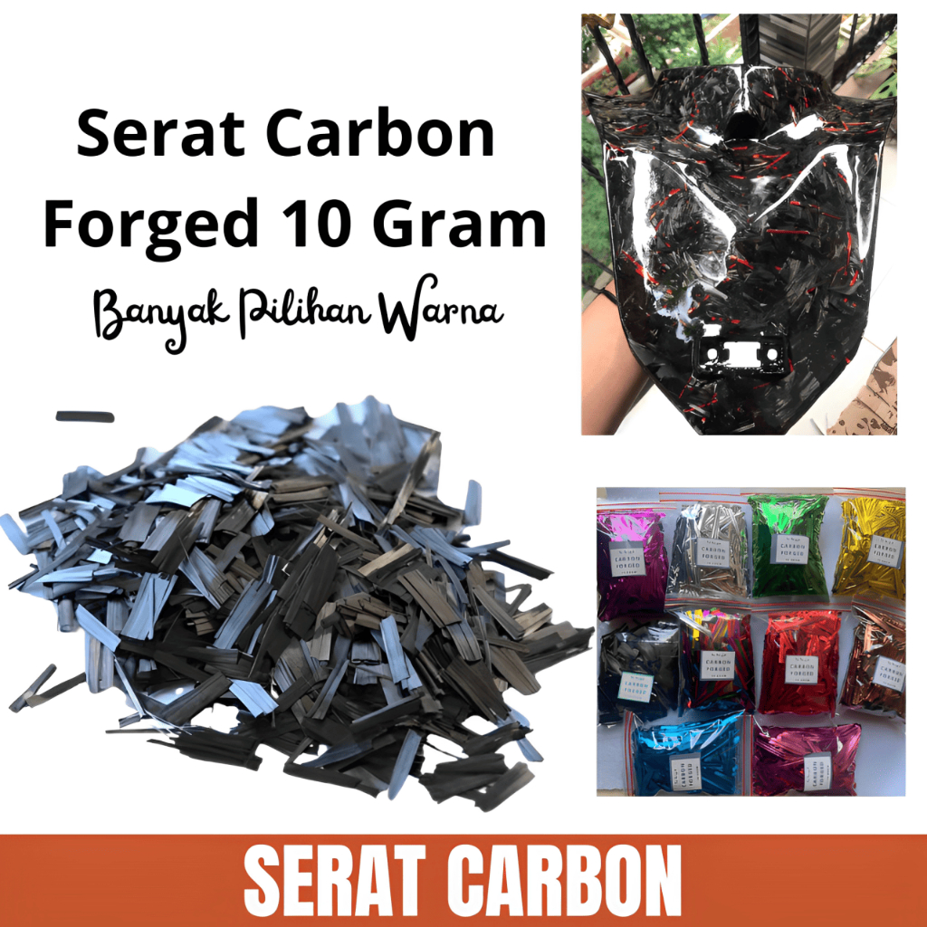 Jual Serat Carbon Forged Choped isi 10 Gram - Premium Serat Karbon ...