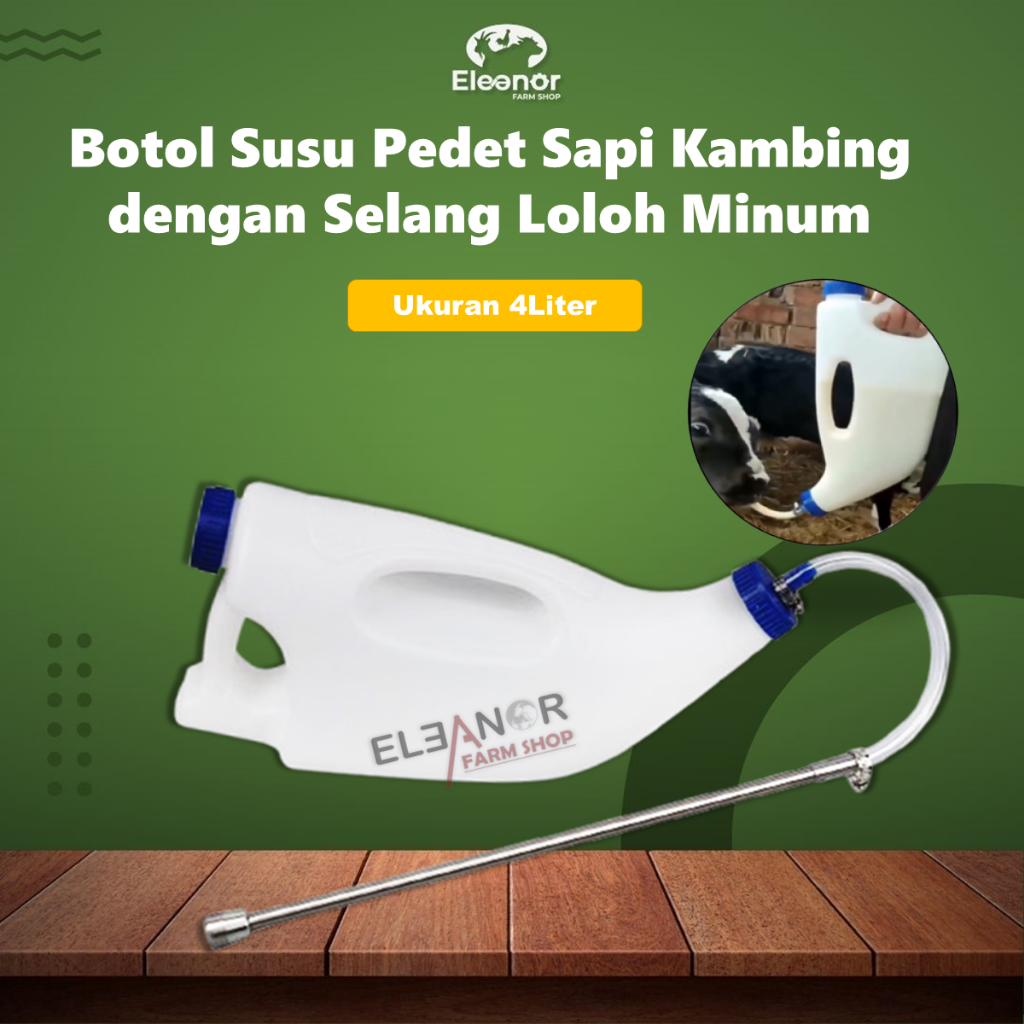 Jual Botol Susu Pedet Sapi Kambing dengan Selang Loloh Minum 4 liter ...