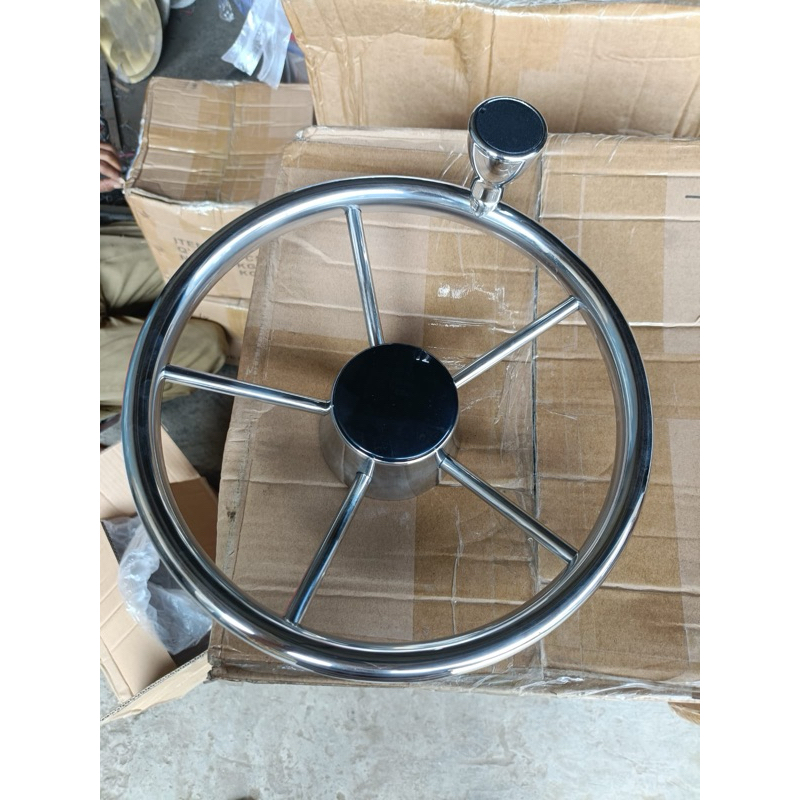 Jual Setir Kapal - Stir Kapal Stainless Steel Diameter 39cm 15,5inchi ...