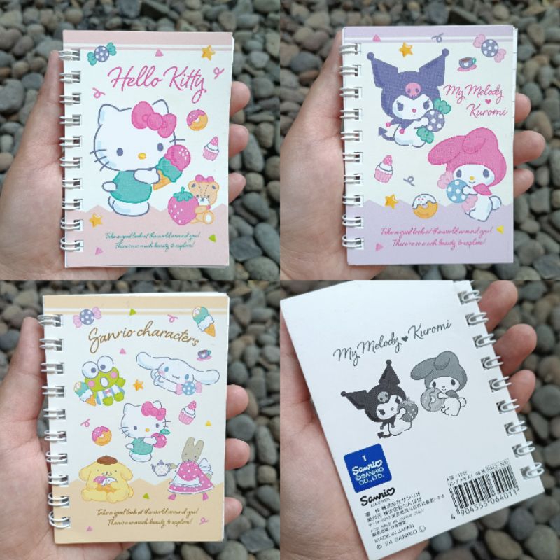Jual Seria Daiso Watts Japan - Notebook Mini Sanrio Character | Shopee ...
