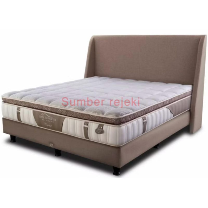 Jual spring air crystal 200 x 200 matras springbed full set 200 kasur ...