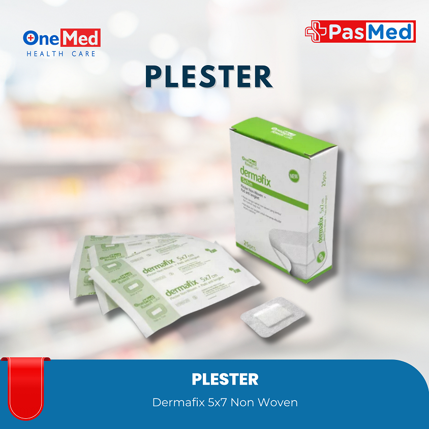 Jual Plester Luka Dermafix 5 x 7 cm Plester Non Woven Onemed Box Isi 5 ...