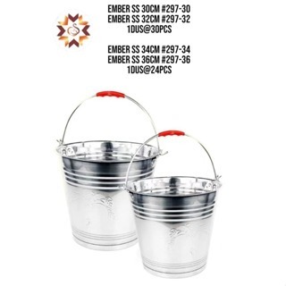 Jual Ember Timba Stainlees Steel / Ember Susu Sapi 36CM (20 Liter ...