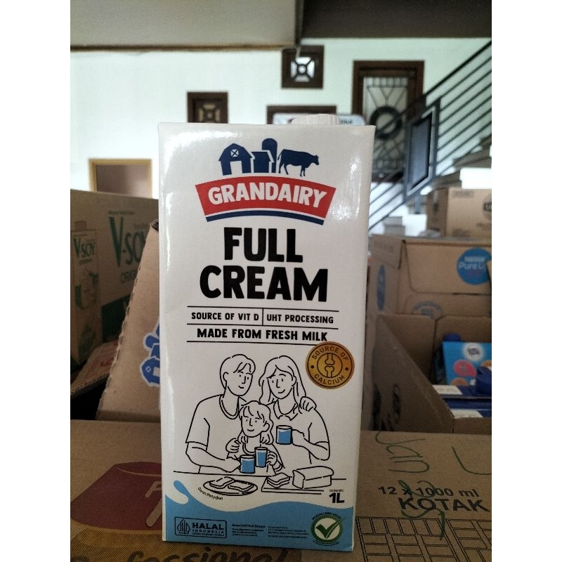 Jual Grand Dairy Full Cream 1 Liter | Shopee Indonesia