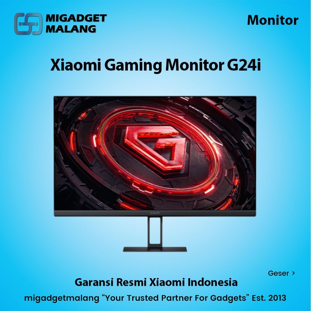 Jual Xiaomi Gaming Monitor G24i 24 Inch 24" 180Hz Fast IPS LCD 1ms GTG ...