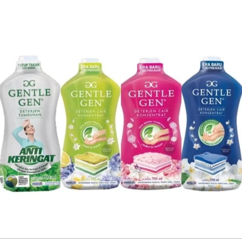 Jual GENTLE GEN DETERJEN CAIR KONSENTRAT BOTOL 700ML | Shopee Indonesia