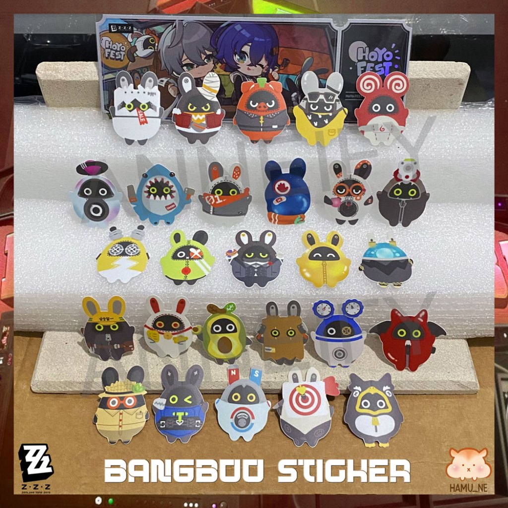 Jual Stiker ZZZ Zenless Zone Zero Bangboo Sharkboo Amillion Butler ...
