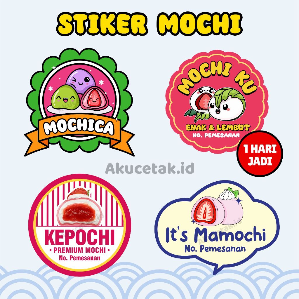 Jual Stiker Label Box Mochi Daifuku | Shopee Indonesia