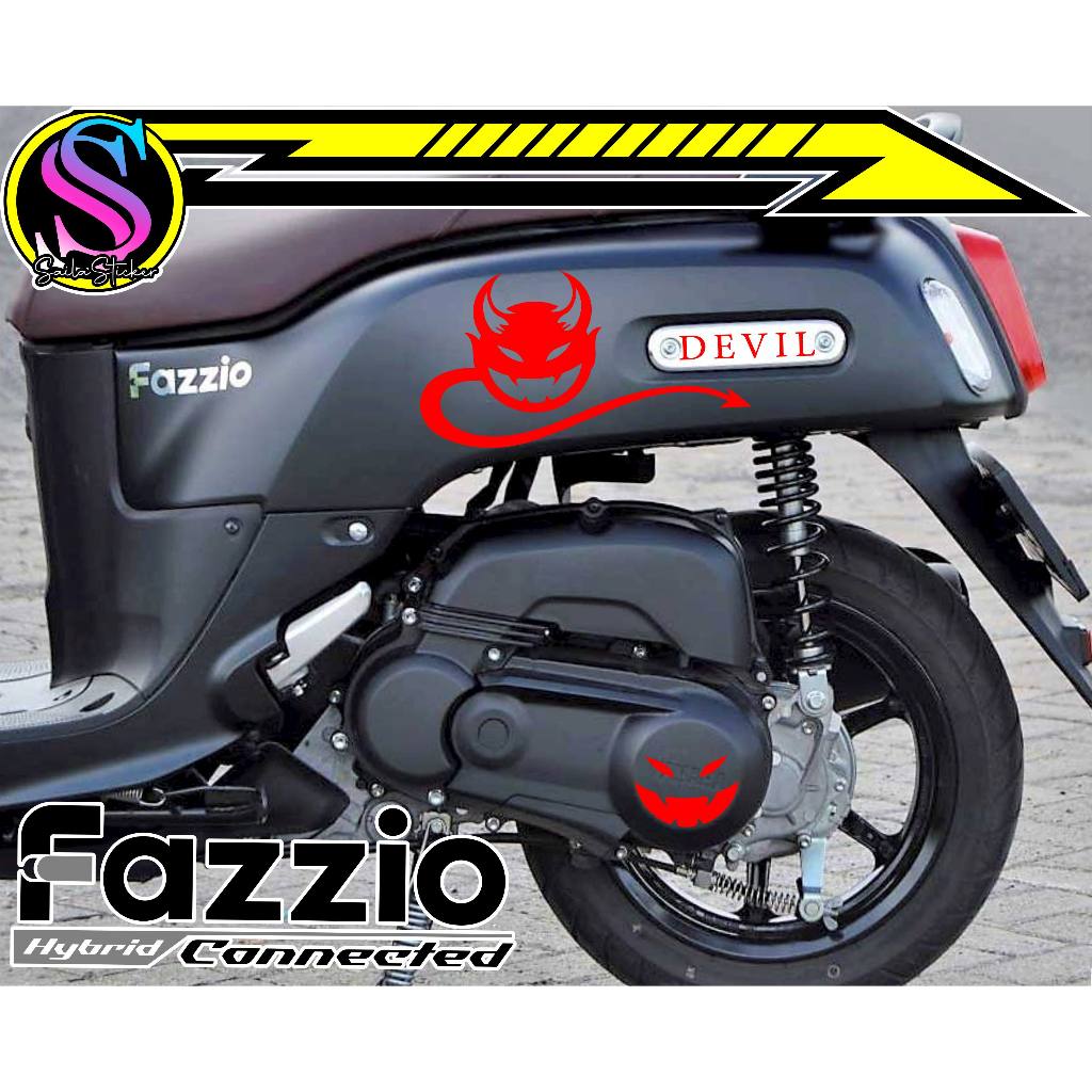 Jual 187/STRIPING FAZZIO DEVIL/STIKER LOGO/STIKER LOGO DEVIL/DECAL ...