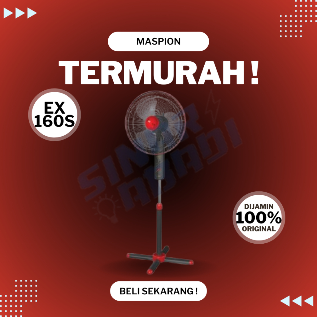 Jual Kipas Angin Berdiri Maspion EX-160 S | Shopee Indonesia
