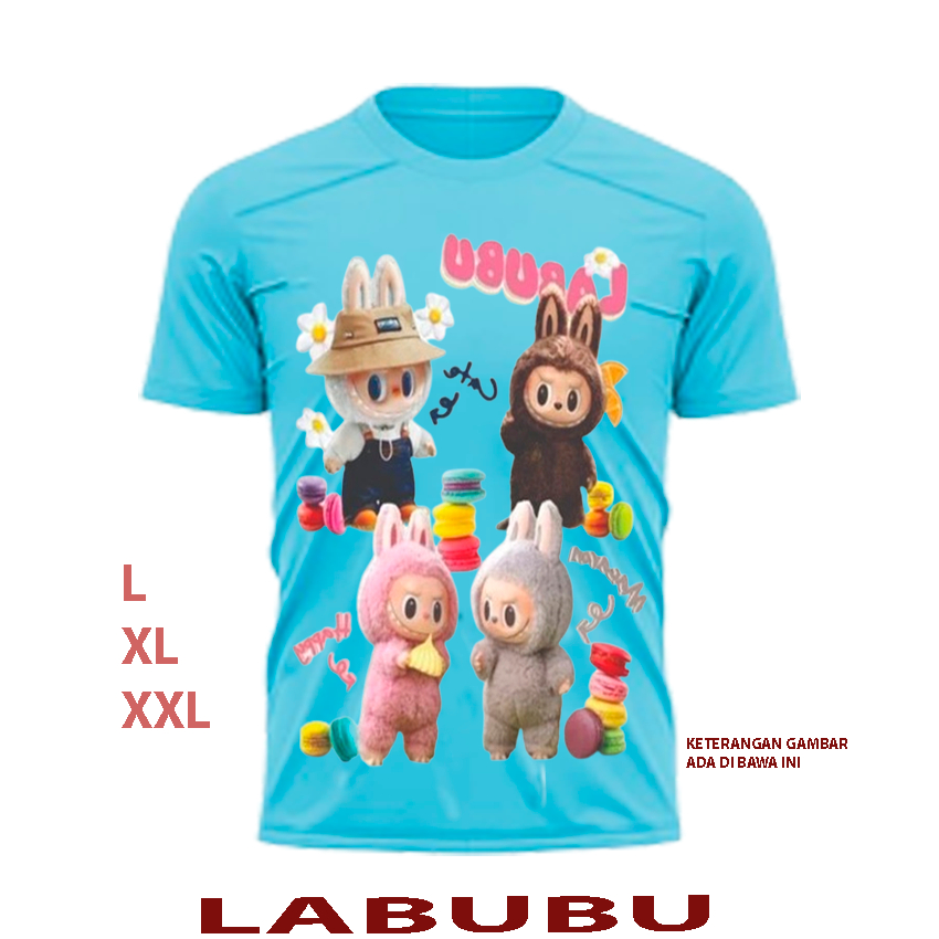 Jual LABUBU KEKINIAN/KAOS LABUBU CEWEK COWOK/COUPLE/DENGAN PASANGAN ...