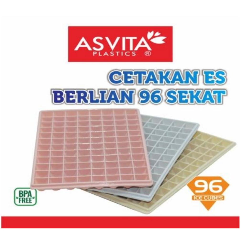 Jual CETAKAN ES BATU PLASTIK SEKAT 96 ASVITA - CEB684 | Tempat Ice Cube ...