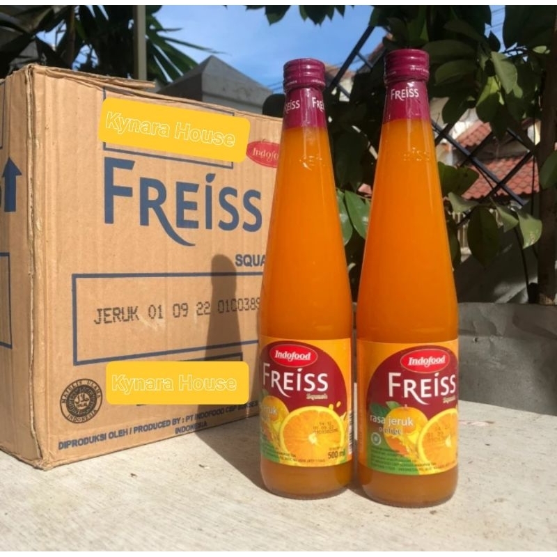 Jual Indofood Syrup Freiss Squash Orange Botol 12x460ml (Karton ...