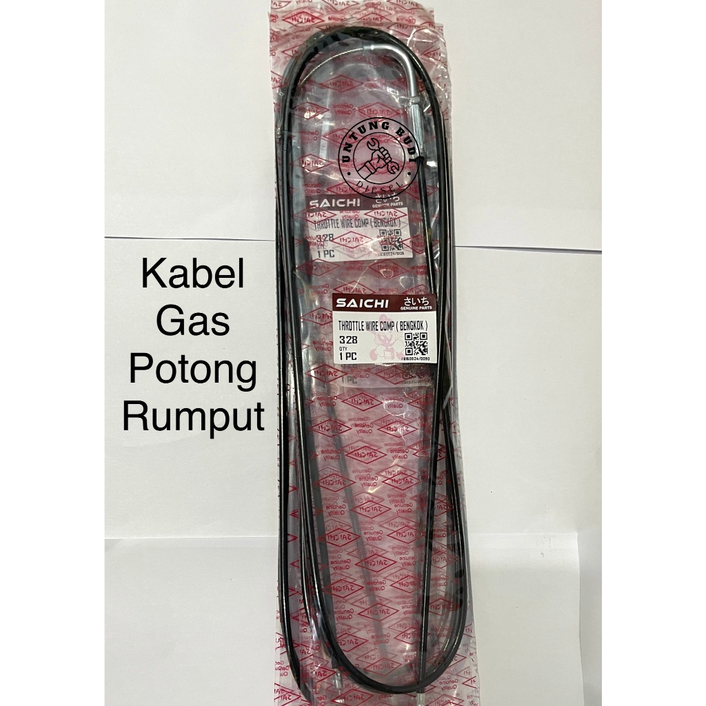 Jual Kabel Gas 328 Saichi Seling Throttle Wire Bengkok Potong Rumput ...