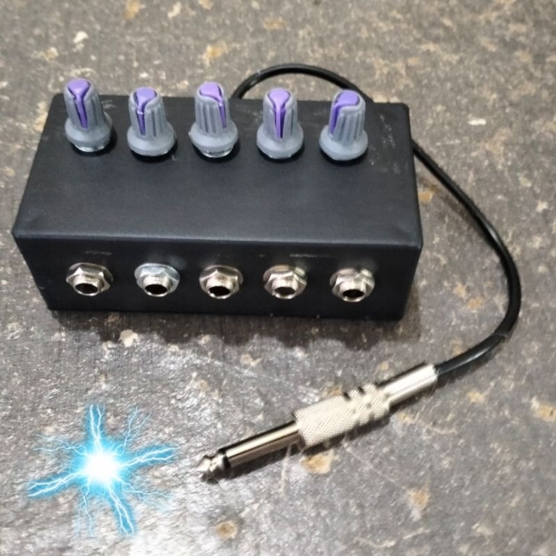 Jual Paralel mik Parallel microphone Dynamic input 5 channel | Shopee ...