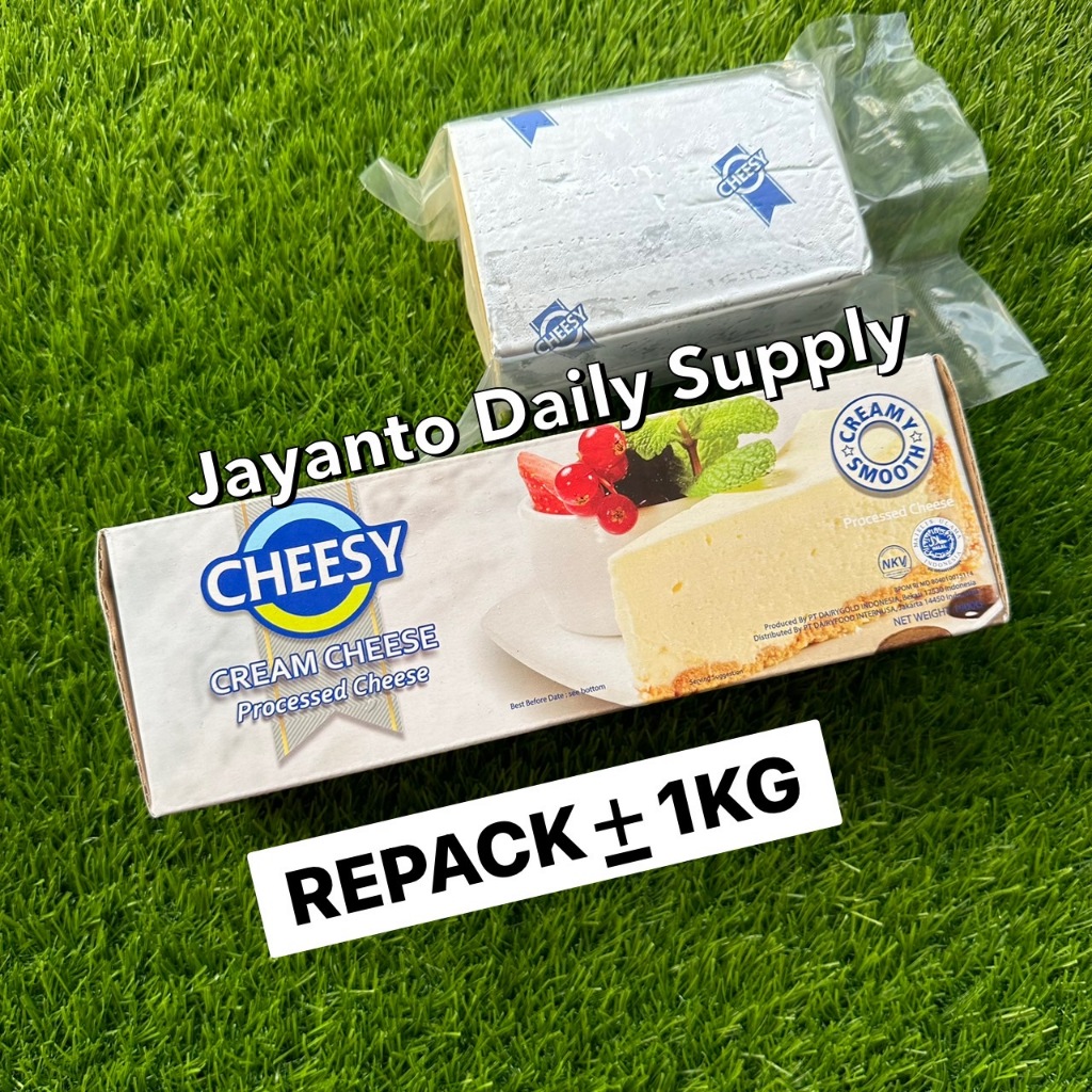 Jual CHEESY CREAM CHEESE 1KG REPACK / KRIM KEJU ENAK, HARGA TERJANGKAU ...