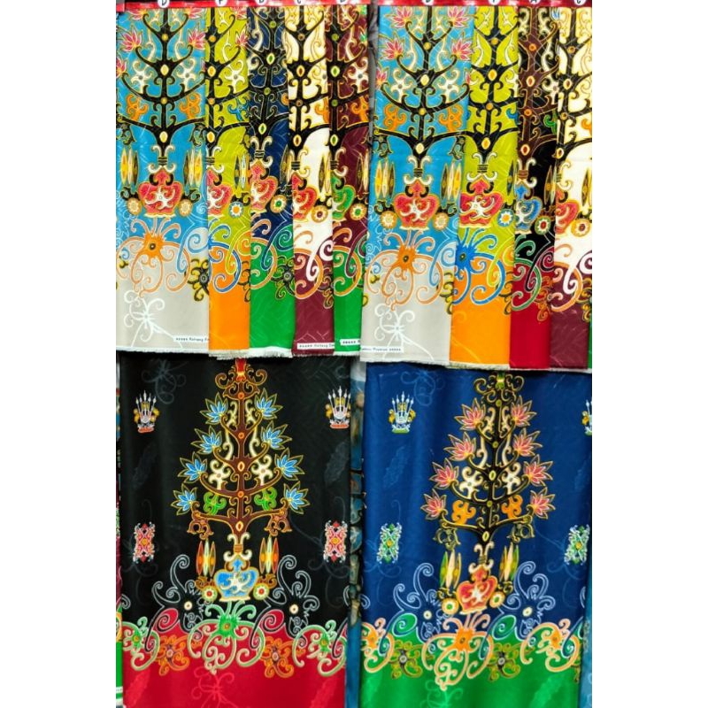 Jual Kain batik motif kalteng barang garing sutra emboss jaguar premium ...