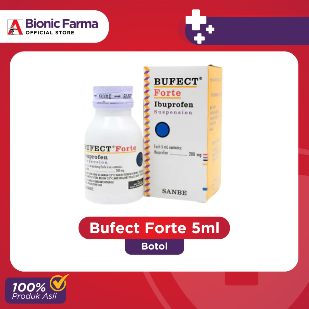 Jual Bufect Forte Sirup ( Ibuprofen 200mg) | Shopee Indonesia
